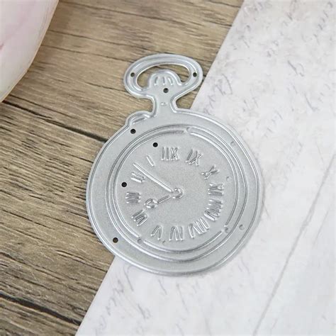Small Pocket Watch Cutting Dies Card Paper Craft Diy Temu New Zealand