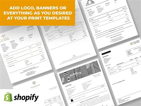 Custom Shopify Invoice Or Shopify Packing Slip Legiit