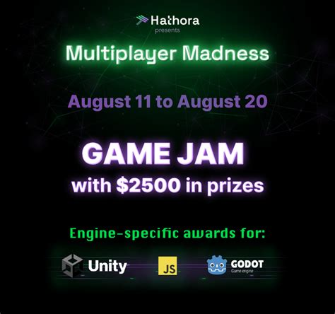 multiplayer focused game jam i am helping host starts in 7 days over