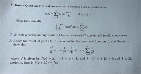 v bonus question 10 pts assume that a function f