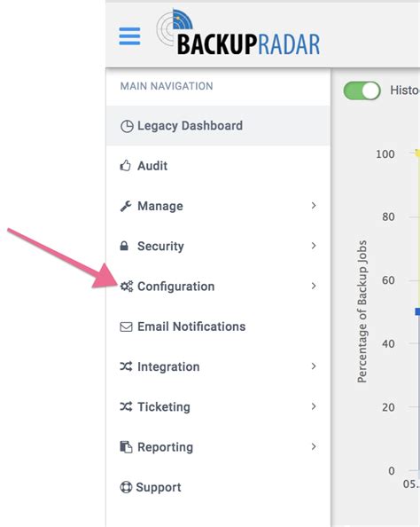 Connecting To Backup Radar Brightgauge Support
