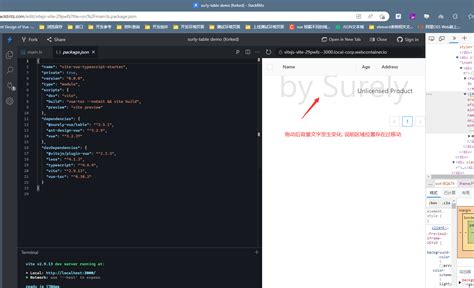 行拖拽 拖拽到最底部时会自动滚动高度 导致页面元素显示不全 Issue surely vue surely table GitHub