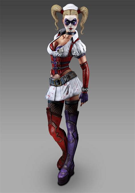 Harley Quinn Render - Batman: Arkham Asylum Art Gallery