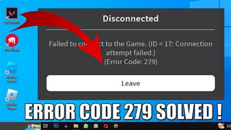 How to Fix Roblox Error Code 279 (2023) - YouTube