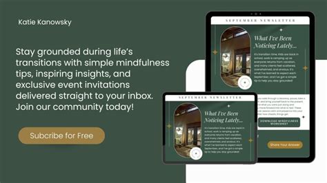 Katie Kanowsky Pcc On Linkedin Subscribenow Mindfulnessatwork