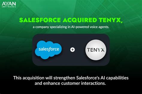 Salesforce Ai Acquisition Tenyx Ayan Softwares