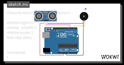 Automatic Gate Open Wokwi ESP32 STM32 Arduino Simulator