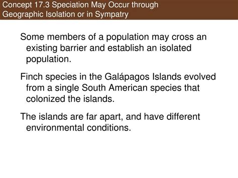 Ppt Speciation Powerpoint Presentation Free Download Id 5447275