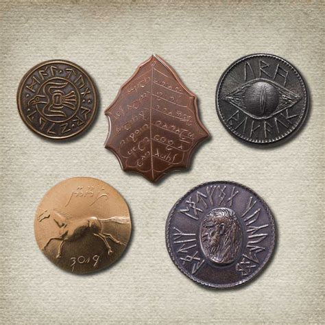 The Lord Of The Rings™ Set 1 Middle Earth Set Of Five Coins The