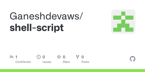 Github Ganeshdevawsshell Script