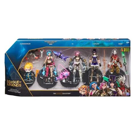 Figuras De Acción Leagues Of Legend Pack 5 Figuras 10cm Cuotas Sin