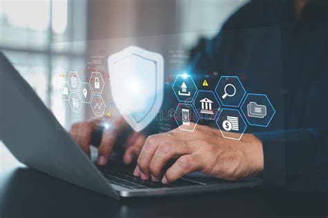 Cyber Security Data Protection Online Computer Network And Personal Privacy User Access Key
