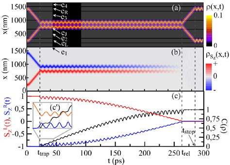 A Time Evolution Of The Charge Density ρx T And Scheme Of The