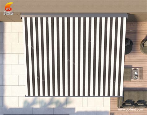 Acrylic Awnings Outdoor Garden Full Cassette Remote Controlled Aluminum