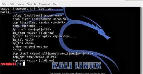 Fragroute Tools Toolwar Information Security Infosec Tools