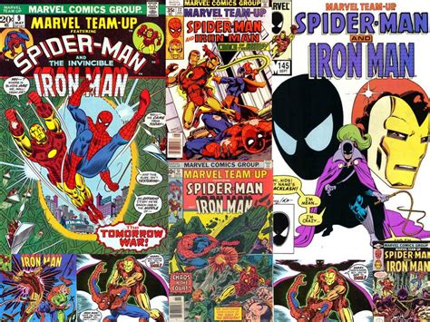 Daves Comic Heroes Blog Spider Man Teams With Iron Man