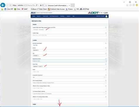 Obtaining Crash Data From The Arizona Acis Portal Pd Programming Inc