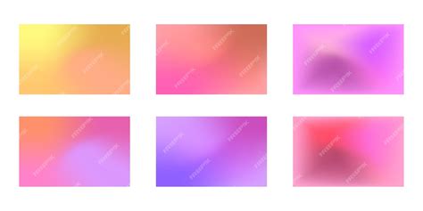 Premium Vector Set Vector Gradient Background Soft Color Background Modern Screen Vector