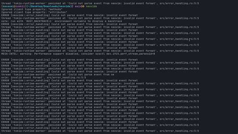 Neovide Not Displaying Properly Tokio Runtime Worker Panicked