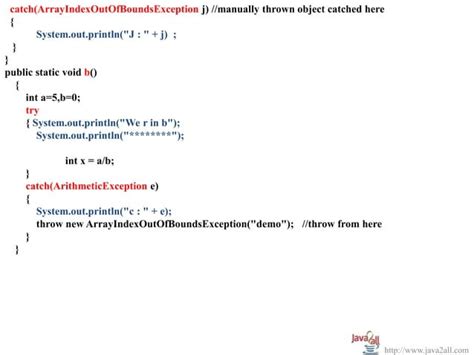 Java Exception Handling PPS