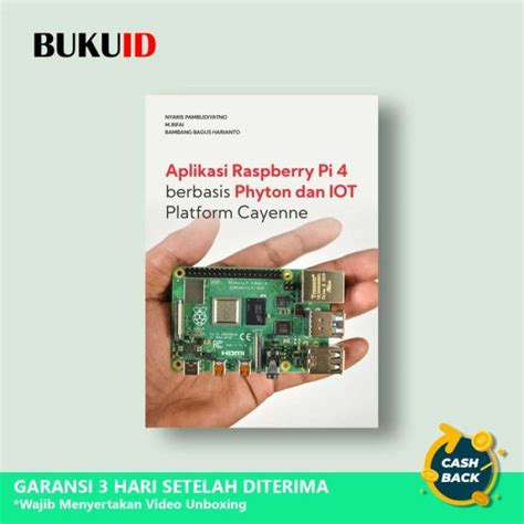 promo buku aplikasi raspberry pi 4 berbasis phyton dan iot platform