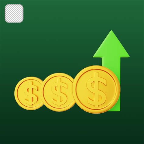 Premium Psd Dollar Currency Deflation 3d Illustration