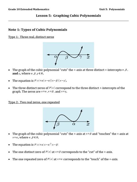 Ext U5 L2 Introduction To Polynomials Download Free Pdf Zero Of A Function Quadratic