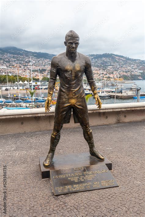 Sculpture In The Museum In Homage To Cristiano Ronaldo In Madeira In