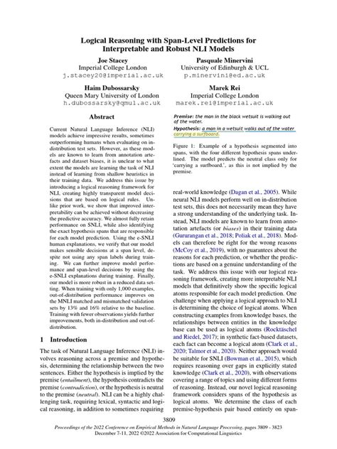 logical reasoning with span level predictions for interpretable and
