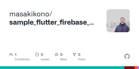 GitHub Masakikono Sample Flutter Firebase App