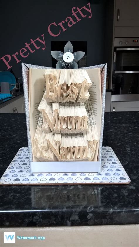 Mum And Nan Book Fold Crafts