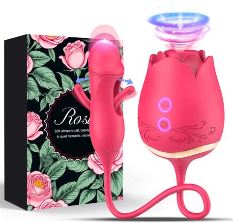 Rose Sex Toy Sucking Vibrador Clit Sucker With 10 Suction