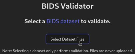 The Bids Validator — Bids Validator Documentation
