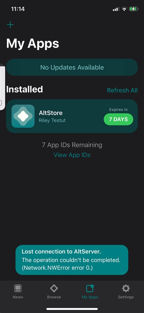 When I Try To Intall Any Ipa I Get This Error Any Fix Raltstore
