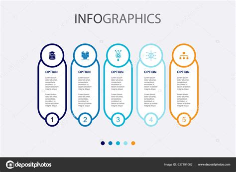 Data Science Machine Learning Algorithm Big Data Classification Icons