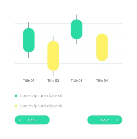 Premium Vector Candlestick Chart Ui Element Template
