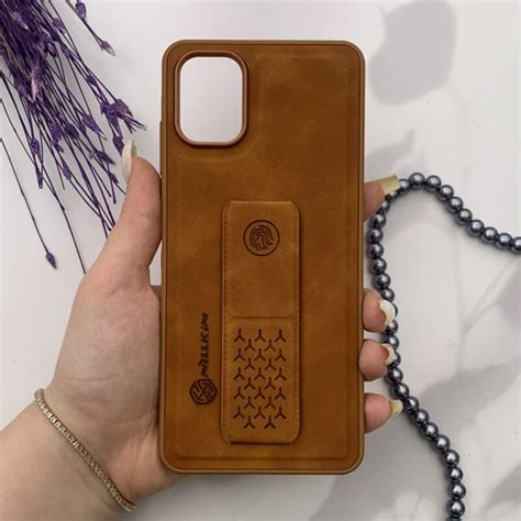 قاب گوشی Galaxy A06 سامسونگ چرمی دوخت دار کلاسیک اورجینال Nillkin استند