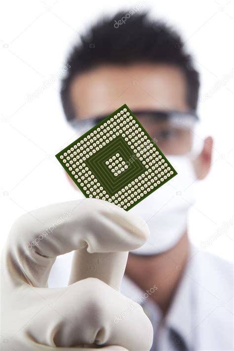 Microchip Computer Stock Photo Realinemedia
