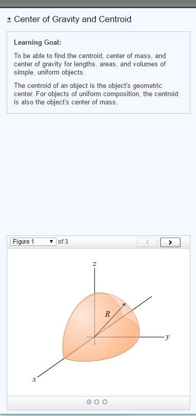 Solved ± Center Of Gravity And Centroid Learning Goal To Be