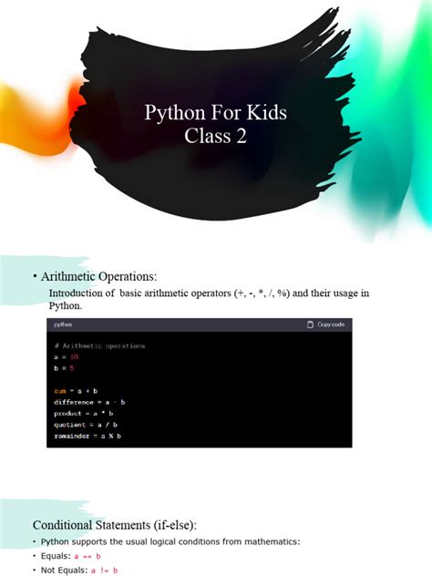 Python Class 2 Pdf Teaching Methods And Materials