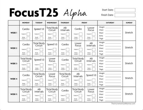 Free Printable Focus T25 Calendar Alpha Beta And Gamma