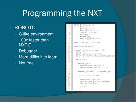 ppt lego mindstorms nxt powerpoint presentation free download id