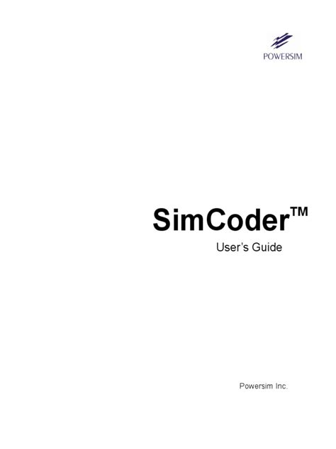 simcoder user manual 1 pdf analog to digital converter input output
