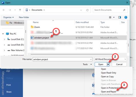 Word Document Is Opening Blank How To Fix