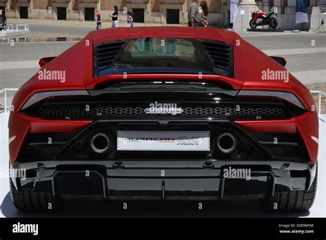 Modena Italy July 1 2021 Lamborghini Huracan Evo Rwd Sport Car