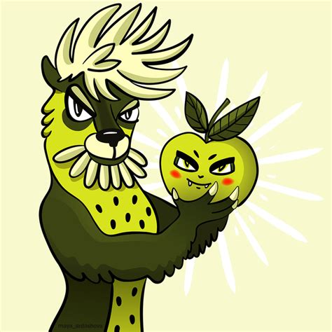 Иллюстрация Яблоко киви в стиле 2d компьютерная графика реклама