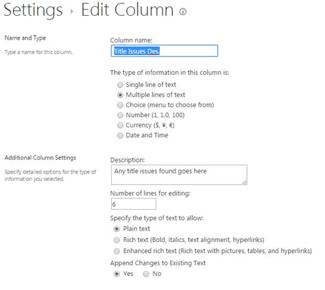 Sharepoint Designer Workflow Email Multiple Line Of Text Field