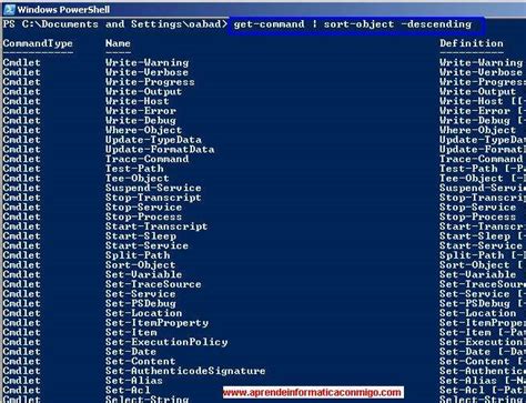 Powershell 13 Sort Object Aprende Informatica Conmigo
