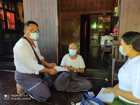 လမိုင်းမြို့ရှိ အသက် ၈၅ နှစ်နှင့်အထက် သက်ကြီးဘိုးဘွား ၁၁ ဦးအား လူမ