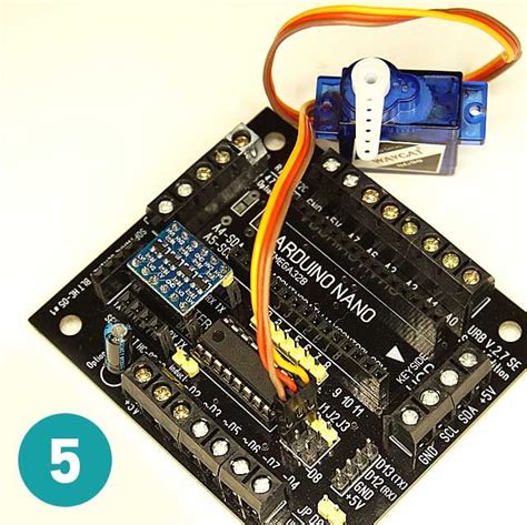 connect servo model train layouts train arduino